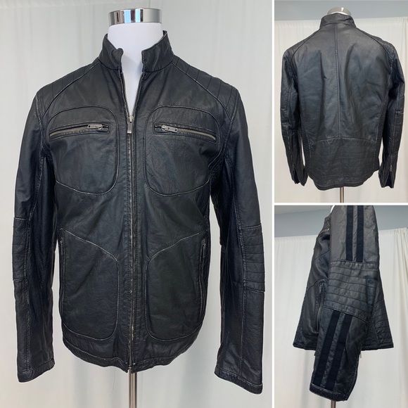 Black Rivet | Jackets & Coats | Mens Large Black Rivet 0 Genuine ...